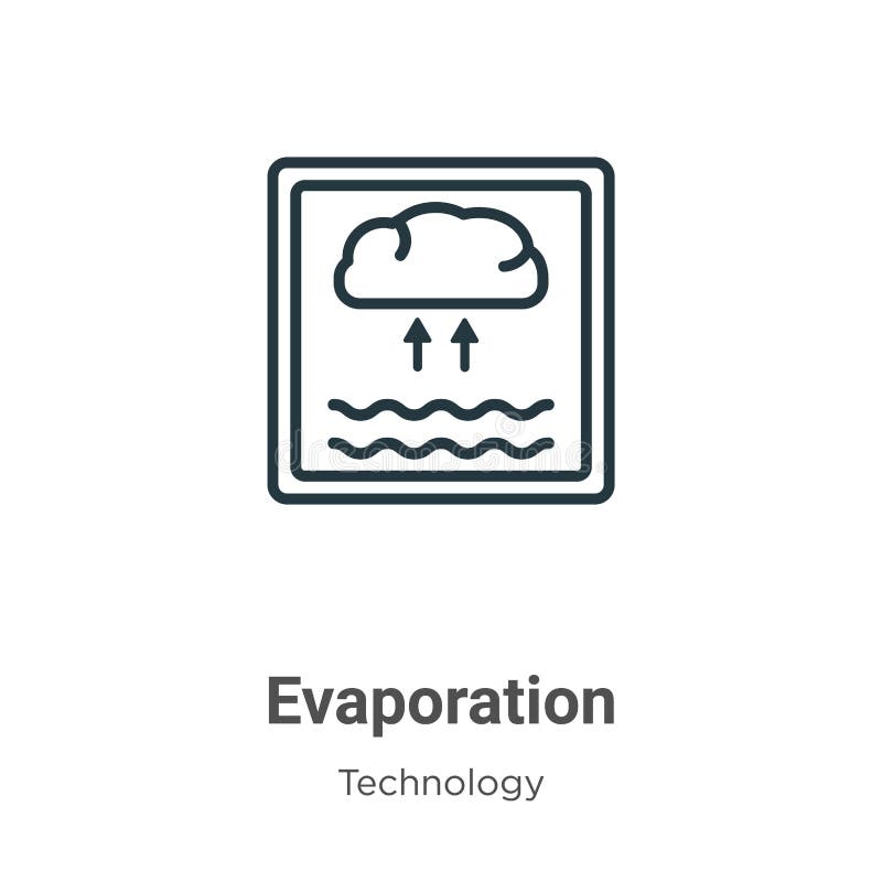 Evaporation Icon In Different Style Vector Illustration. Two Colored ...