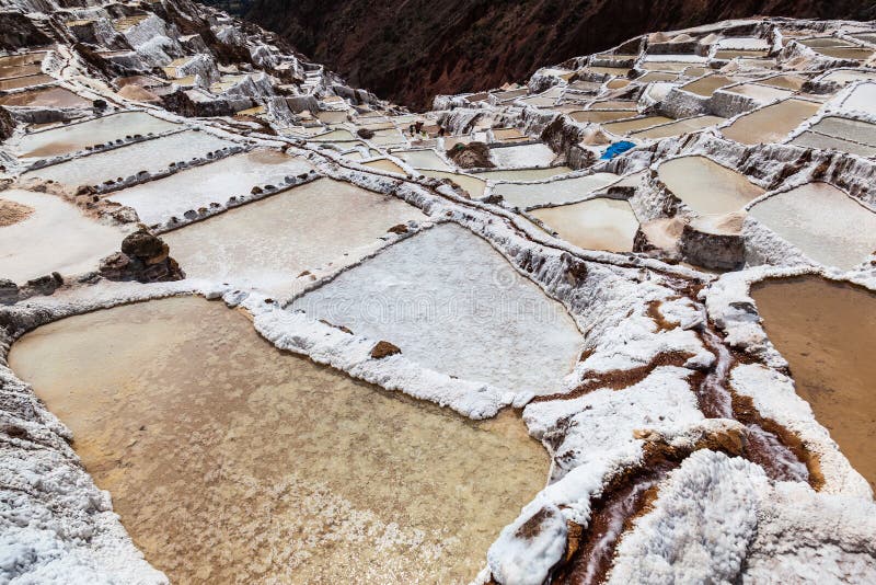 Evaporation pools in Maras stock image. Image of sacred - 128600261