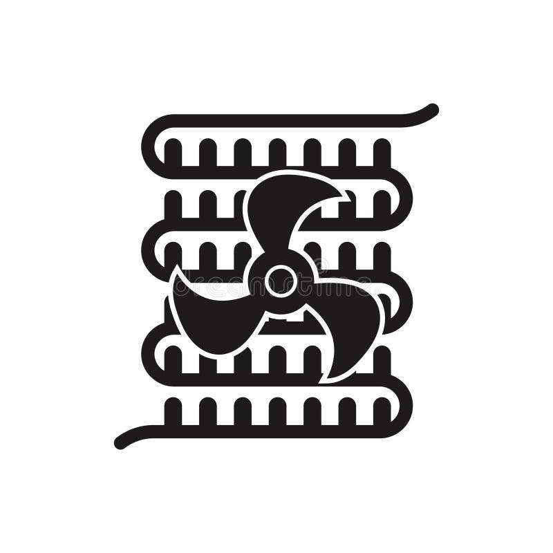 Evaporator icon stock vector. Illustration of icons - 308085197