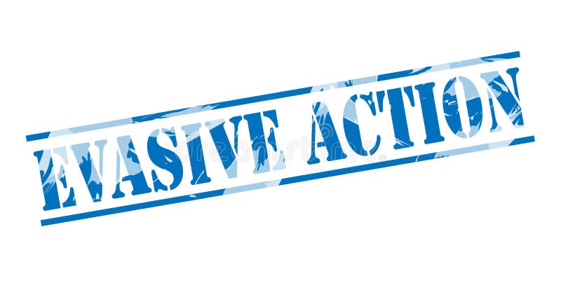 Evasive Action Rubber Stamp Stock Illustration - Illustration of action ...