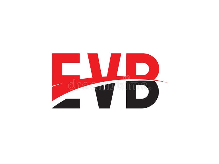 EVB Letter Initial Logo Design Vector Illustration Stock Vector ...