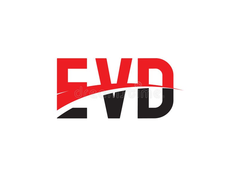 EVD Letter Initial Logo Design Vector Illustration Stock Vector ...