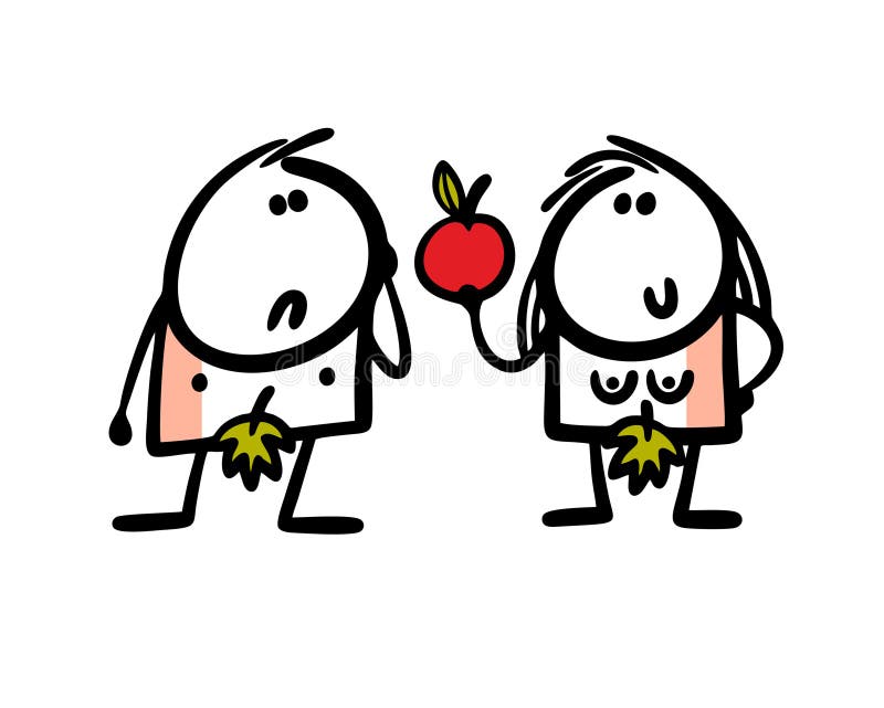 Adam Eve Holding Apple Stock Illustrations – 63 Adam Eve Holding Apple ...