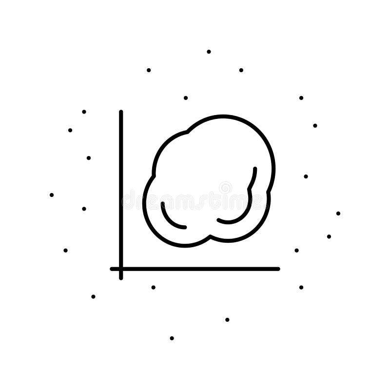 Even Borders Mole Line Icon Vector Illustration Stock Vector ... Even Borders Mole Line Icon Vector Illustration Stock Vector ...