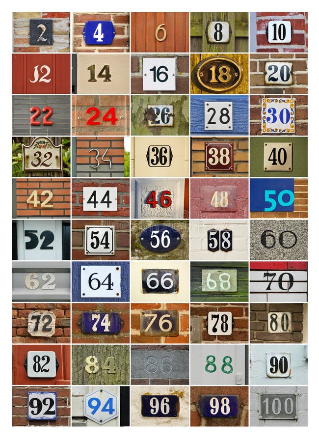 House numbers stock image. Image of building, house, address - 16371591