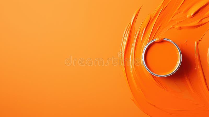 Even Orange Paint Background Stock Illustration - Illustration of ...