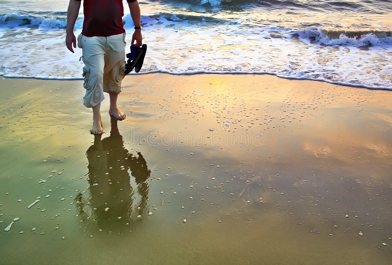 Evening at beach stock photo. Image of summer, coast, beach - 9999326