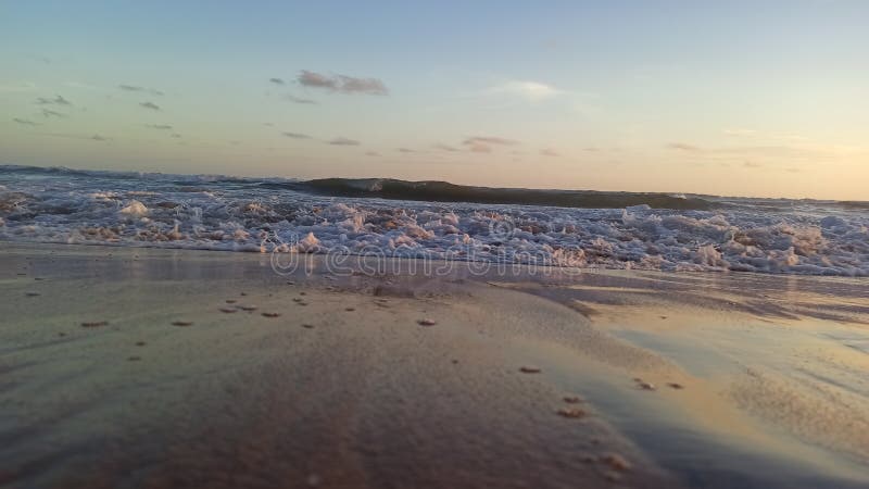 Evening Beach Sunset Abstract Background Stock Photo - Image of dusk ...