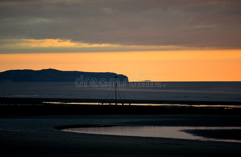 Evening Beach stock photo. Image of coast, moments, coastal - 46652624