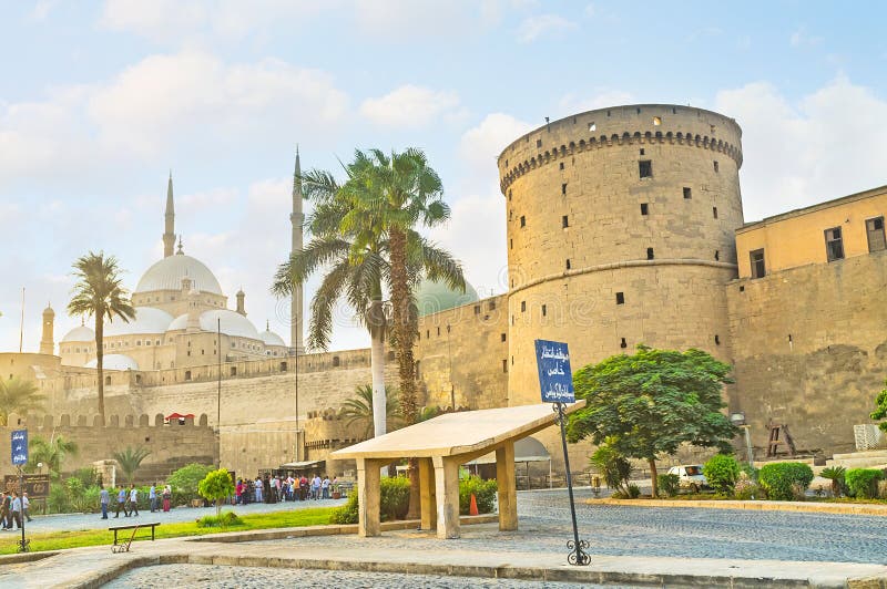 The evening in Cairo editorial photography. Image of minaret - 55512152