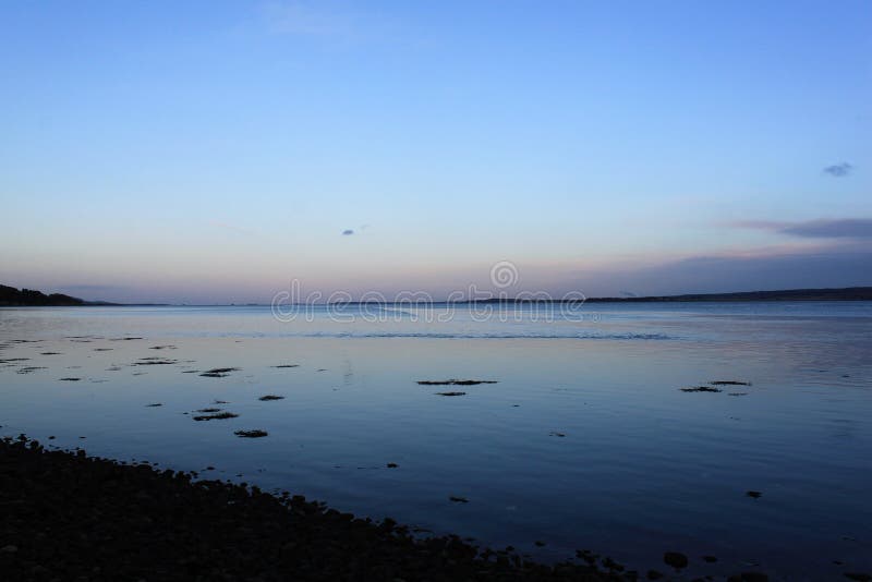 Evening and calm stock image. Image of horizon, beauty - 200087395