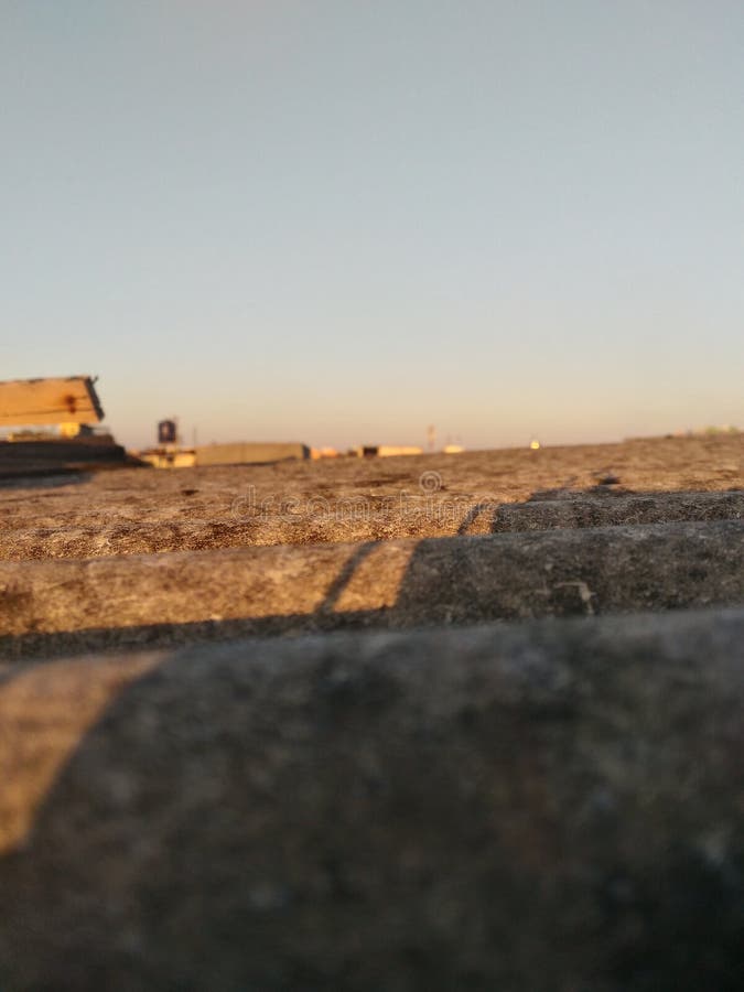 Evening stock photo. Image of evening, chillin, rooftop - 121854792