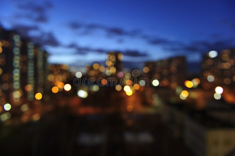Evening city lights stock photo. Image of blue, nightlife - 51508680