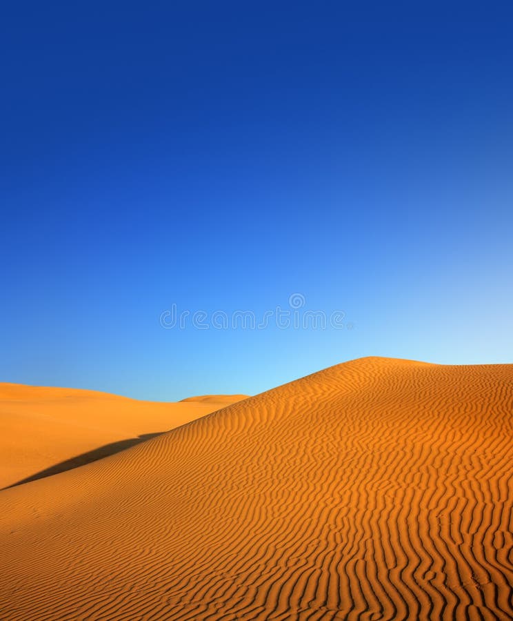 Evening desert landscape stock image. Image of orange - 45829795