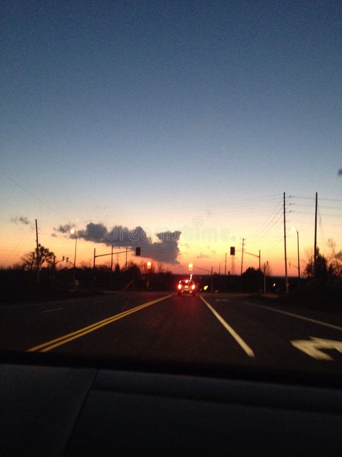 Evening Drive editorial photo. Image of evening, beautiful - 48479576