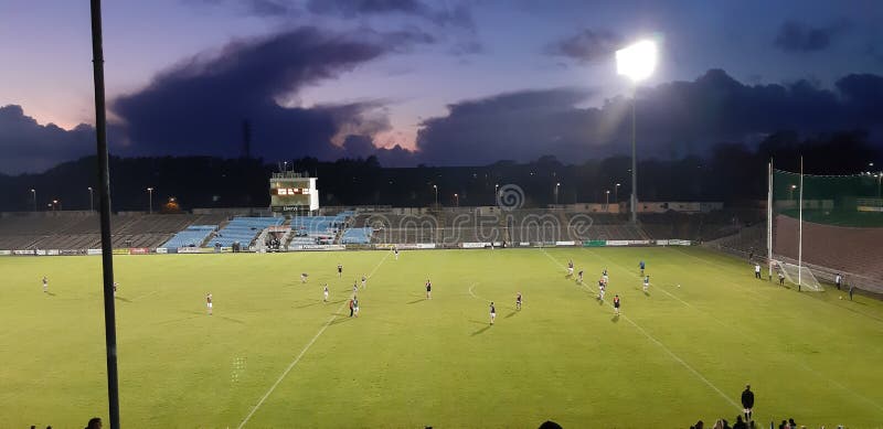 Evening Football Match Sunset Sky Editorial Photography - Image of ...