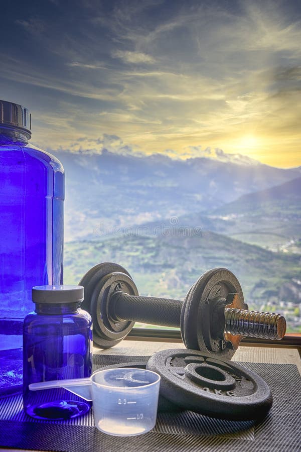 Evening Gym Mountain Indoor Stock Image - Image of lifestyle, person ...