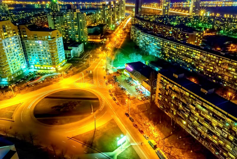 Evening Kiev-City stock image. Image of scenery, statue - 3167735