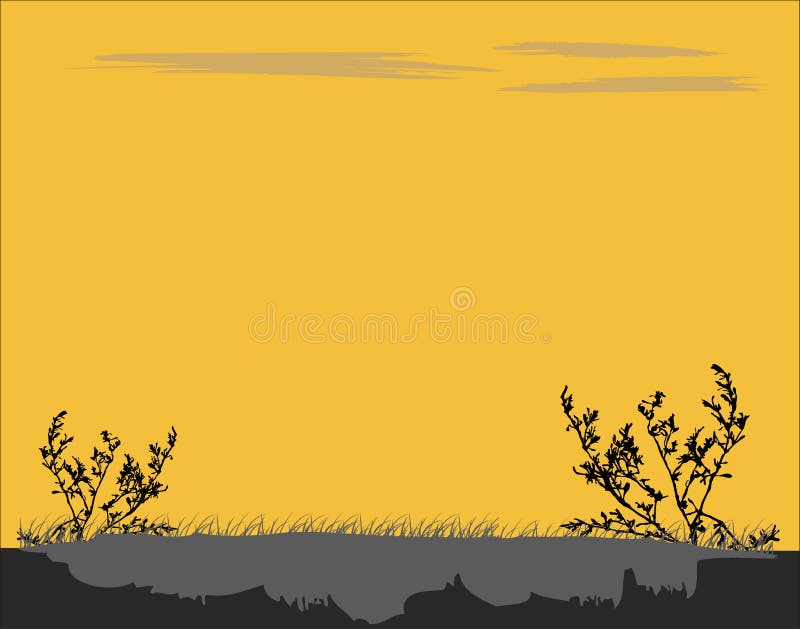 Evening landscape stock vector. Illustration of huge - 50375821