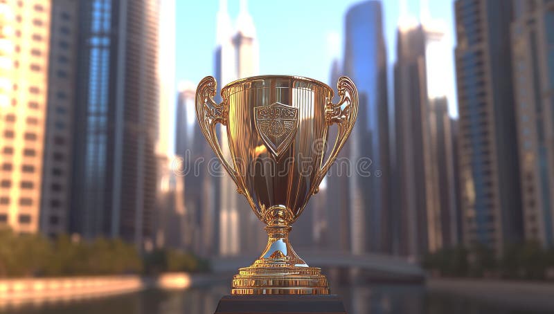 In the Evening Light, the Urban Skyline Serves As a Backdrop for the ...