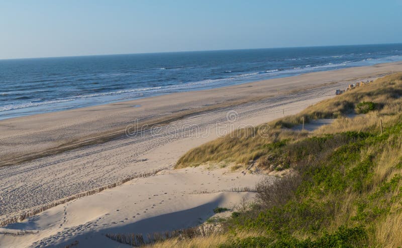 Evening Mood on Beach Sylt Germany Stock Image - Image of cliff, light ...