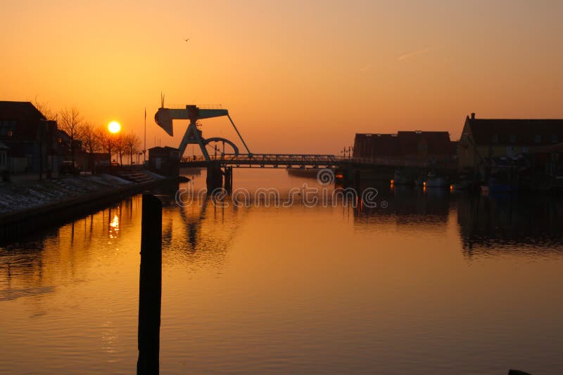 Evening Mood at the Grasshopper Bridge at Sunset Stock Photo - Image of ...