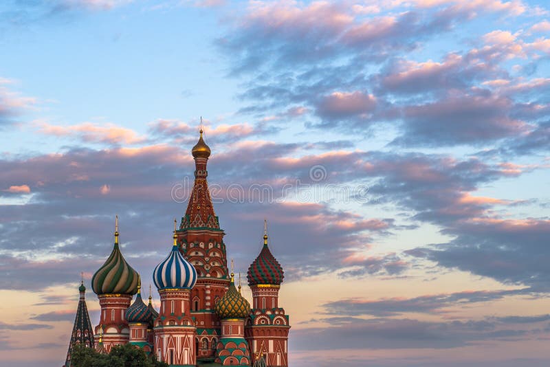 Evening Moscow Kremlin stock image. Image of outdoor - 125372591