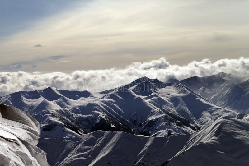 Evening mountains stock photo. Image of alpine, extreme - 23691568