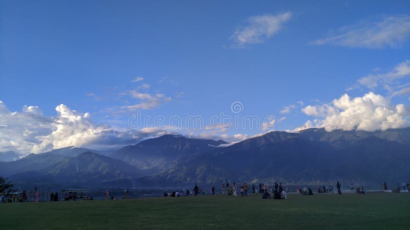 Evening Mountains sky stock photo. Image of mountains - 223711654