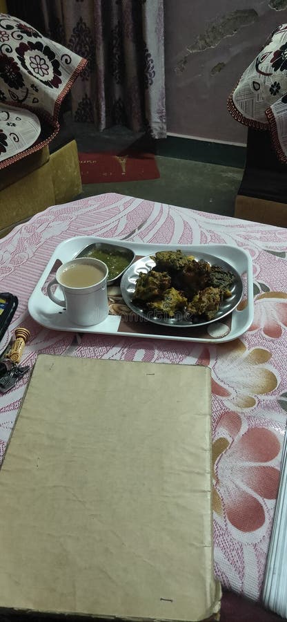 Evening nasta in stock image. Image of evening, pakoda - 170123707