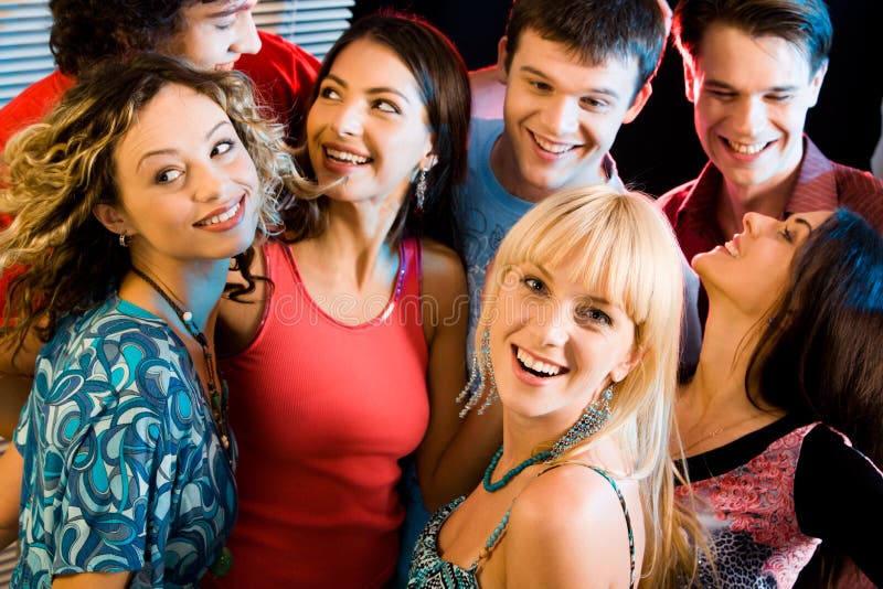 Evening-party stock photo. Image of group, enjoy, friends - 3840002