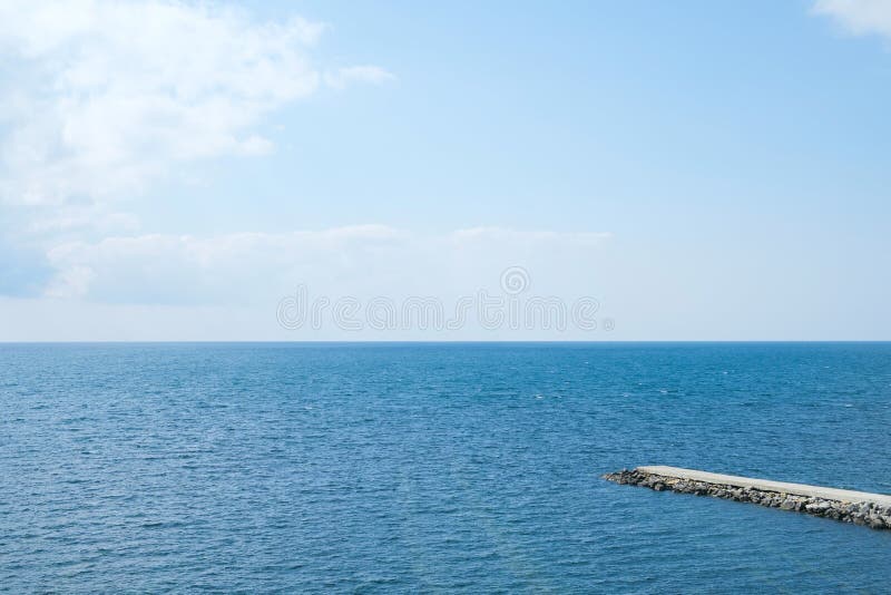 Evening Pebble Transparent Sea. Stock Image - Image of blacksea, harbor ...