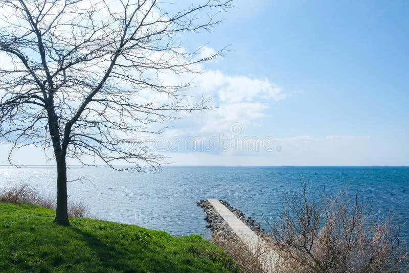 Evening Pebble Transparent Sea. Stock Photo - Image of pebble ...
