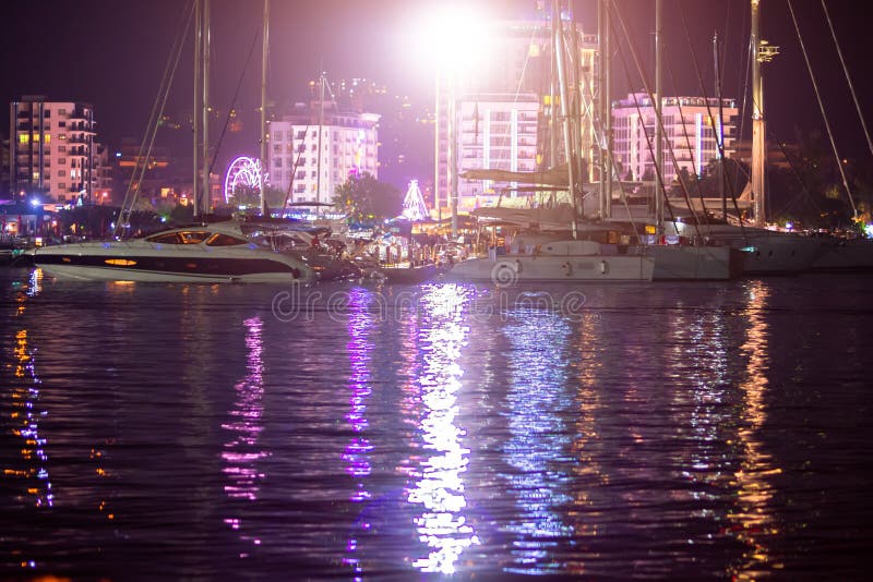 Evening at the pier stock photo. Image of saint, craft - 55291186