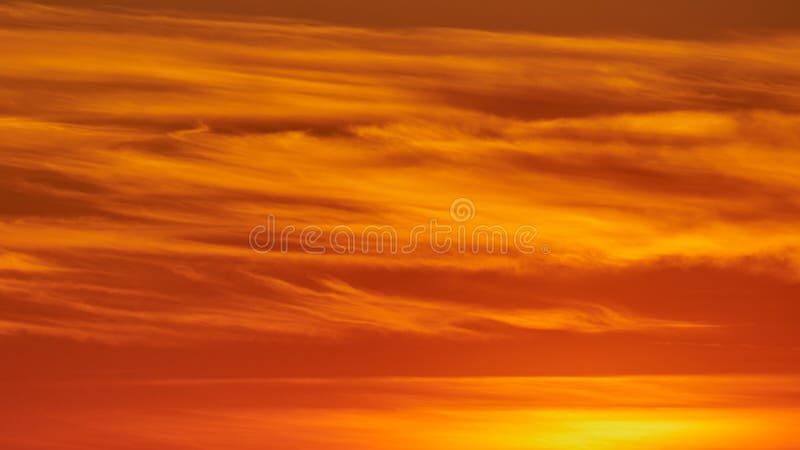 Evening Red Clouds at Sunset, Sky Background Stock Image - Image of ...