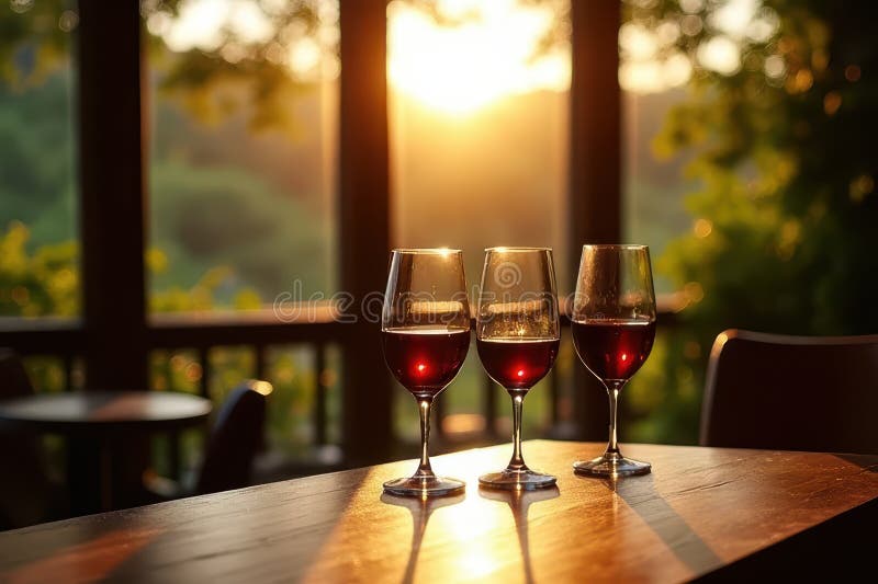 Evening Reflections stock illustration. Illustration of assorted ...