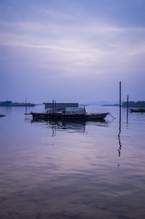 Evening of river stock photo. Image of relaxation, nature - 50229894