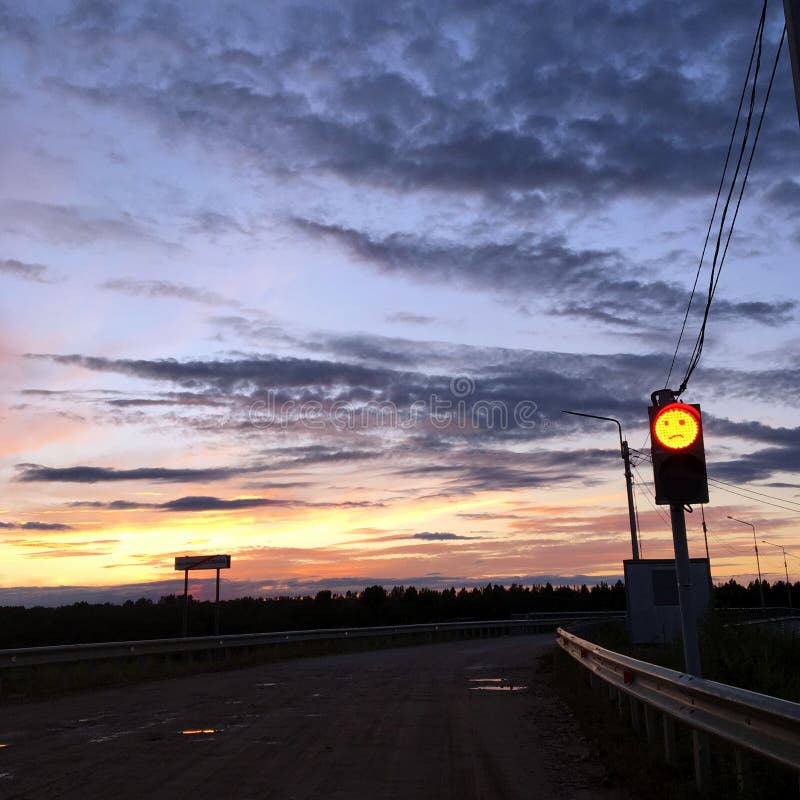 Evening road to home stock photo. Image of shells, gray - 126542826