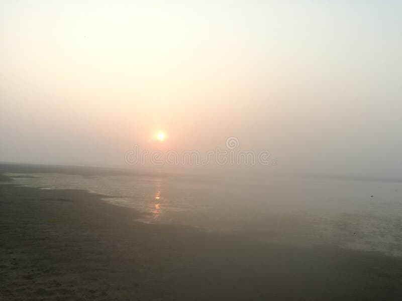 Evening Scene at the Bank of River Chenab Stock Image - Image of river ...
