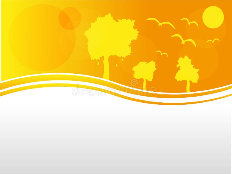 Evening Scene Frame stock vector. Illustration of nature - 16773560