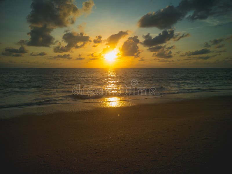 Evening sun stock photo. Image of thailand, evening - 194806812