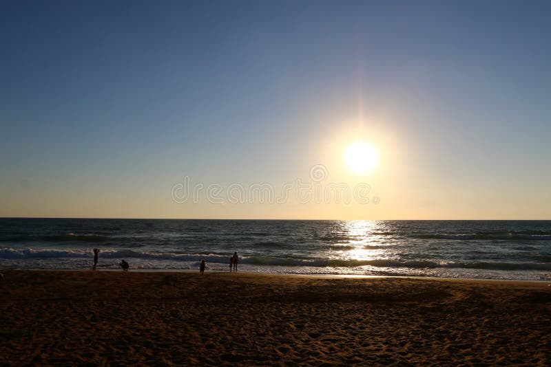 Evening by the sea editorial photo. Image of tranquility - 94985821
