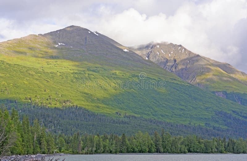Evening Shadows on a Wilderness Lake Stock Image - Image of wilderness ...