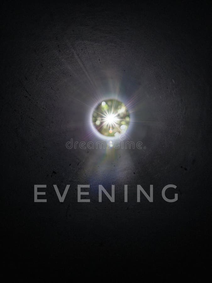 Evening Shot with Blowing Sunlight Whitish Sun Stock Image - Image of ...