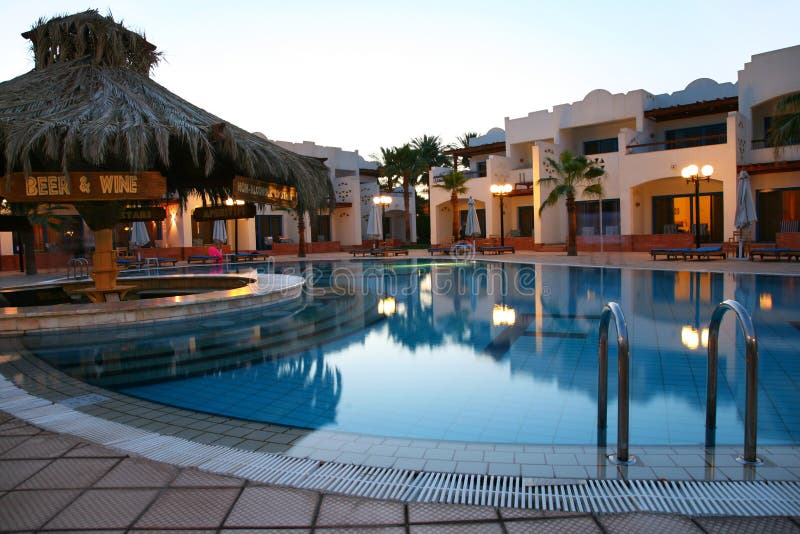 Evening Shot Of Swimming Pool Picture. Image: 2514078
