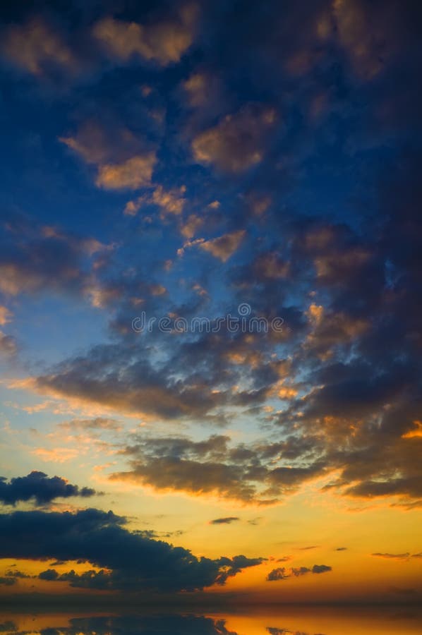 Evening sky background. stock image. Image of sunrise - 24591049