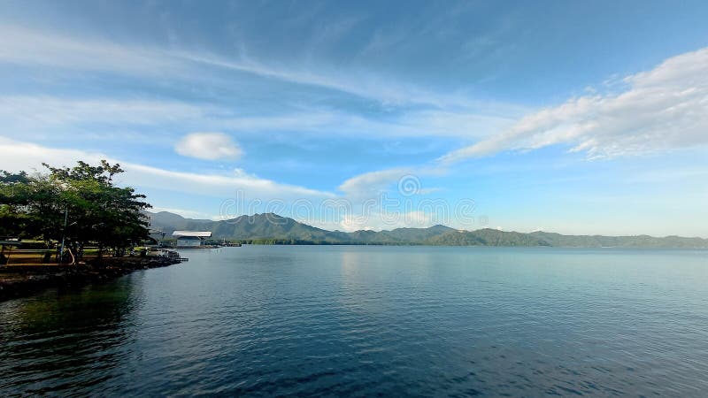 Evening Sky on Beach in Pesawaran Stock Image - Image of sunlight, dusk ...