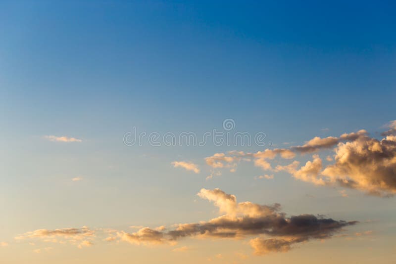 The Evening Sky in Bright Colors. Natural Gradient Stock Photo - Image ...