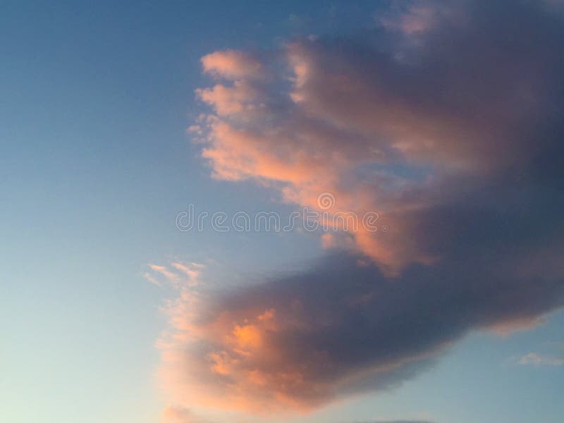 Evening Sky Clouds Formation Stock Image - Image of tranquil, formation ...
