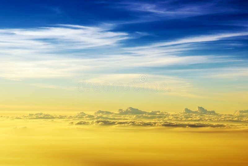 Evening sky stock image. Image of clouds, fade, nature - 32811031
